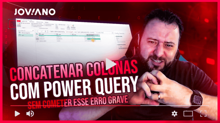 Como Concatenar Colunas No Power Query [ Mesclar ]